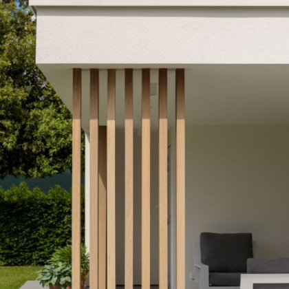 WPC outdoor column divider