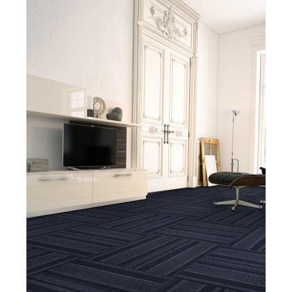 CARPET TILES MERCURY BLUE
